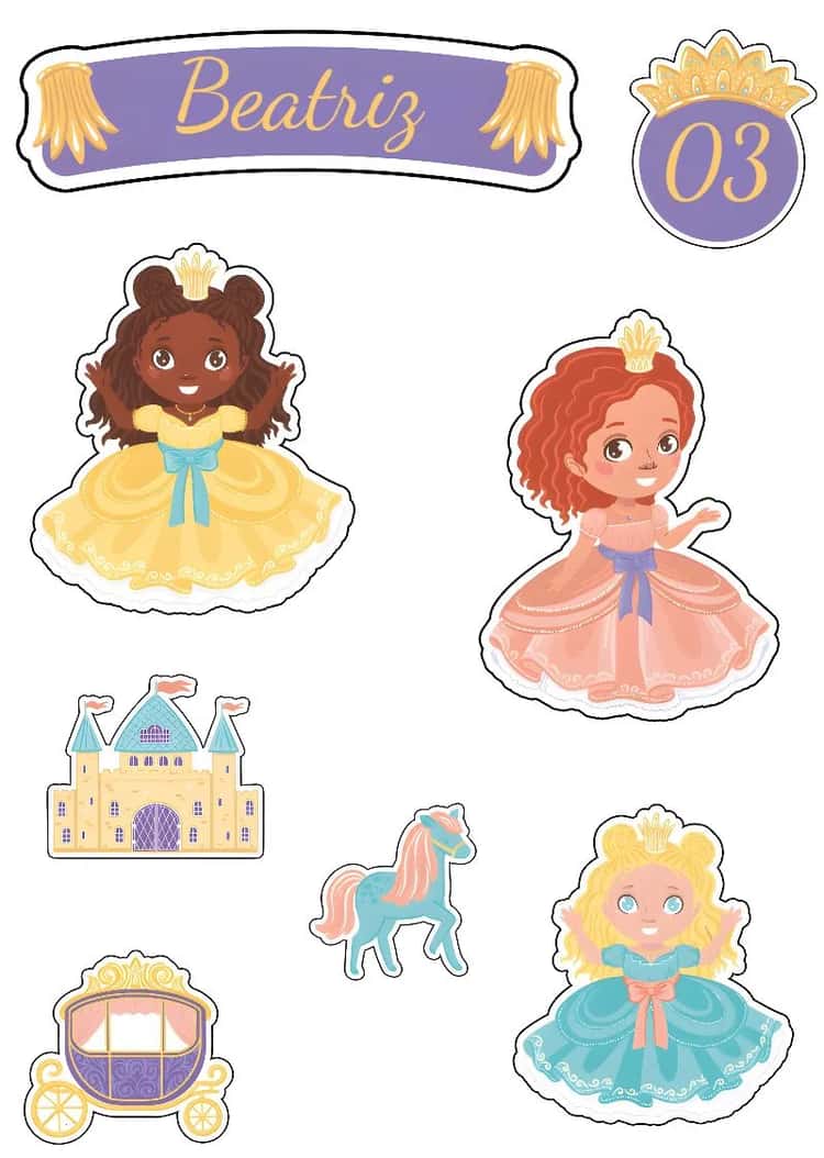 Invitación Digital Cenicienta - Topper de Pastel Encantador | Convitede